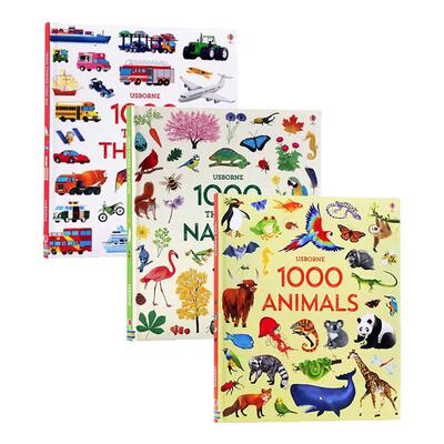 Usborne1000Things系列3册