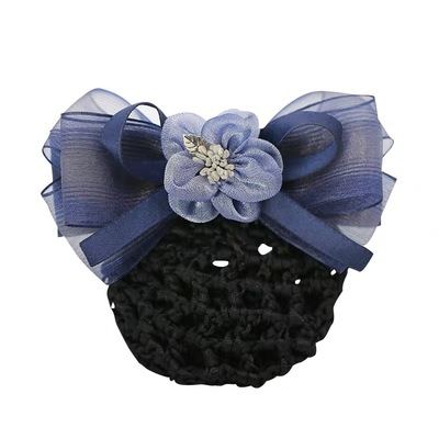 韩国银行空乘盘发网兜