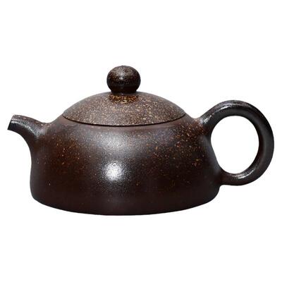 陈朝传统柴烧建水紫陶功夫茶壶