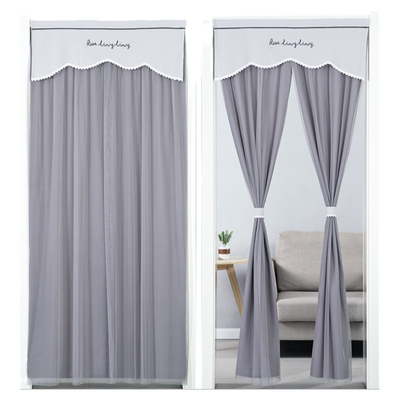 美人胚子简约972蕾丝带衬门帘