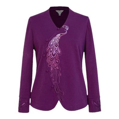 中国风棉质气质刺绣百搭显瘦上衣