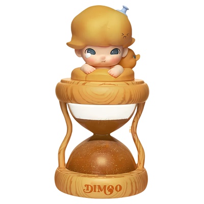 POPMART泡泡玛特 DIMOO限定时光系列发光沙漏水晶球盲盒2512-0040