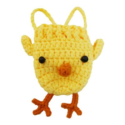 DIY小黄鸡蛋兜材料包趣钩坊