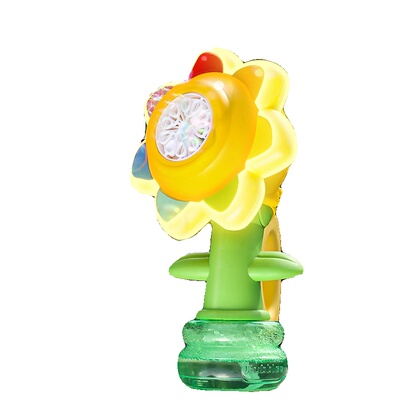 七色花泡泡机摇摆出泡ins