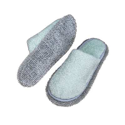 秋冬拖地拖鞋包跟布底室内静音