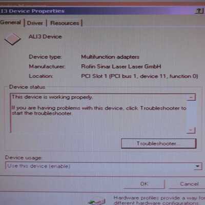 Rofin Sinar 120300718-00073 ali3_v30.ddf & 120300655-00092 O