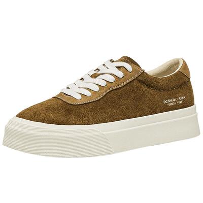 DCSHOES RIVET PRO 头层牛皮板鞋2026新款厚底男鞋秋季鞋子休闲鞋
