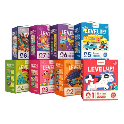 mideer弥鹿儿童拼图进阶益智男孩女孩宝宝幼儿玩具2-3到6岁4拼图5