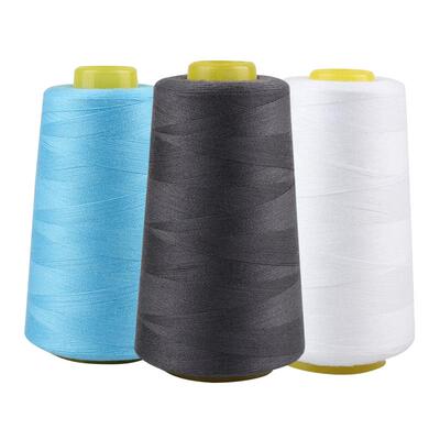 402缝纫线手缝线大卷耐拉扯黑白