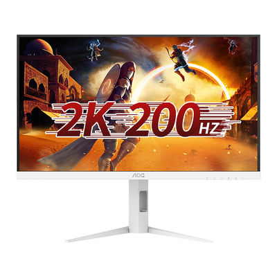 AOC白色电竞显示器Q27G4/WS