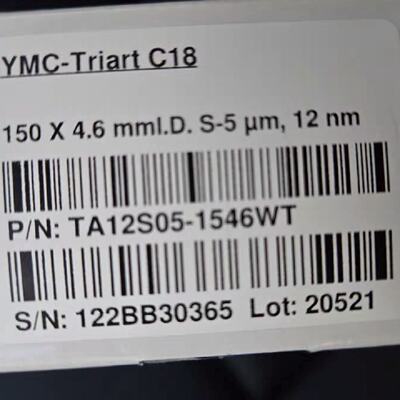 议价YMC?Triart?C18色谱柱 5um，4.6150mm，货号TA12S05-1546PTH