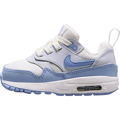 Nike/耐克正品AIR MAX 1婴童气垫透气魔术贴运动鞋DZ3309-116