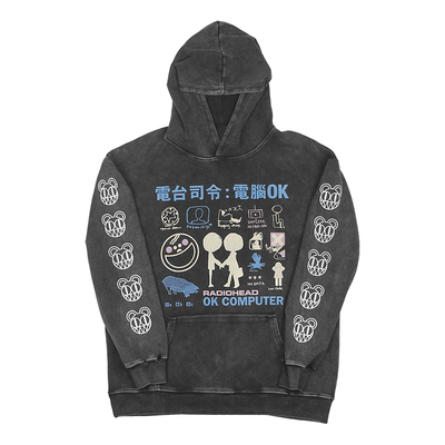 电台司令水洗连帽卫衣