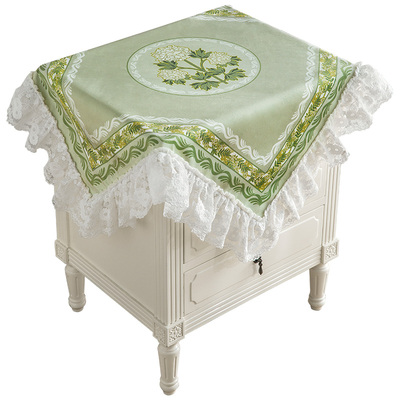 范居态度青野美式法式床头柜盖巾