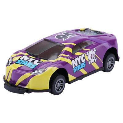 合金金属铁皮撞击回力弹射车回力小汽车儿童玩具车模型碰撞玩具车