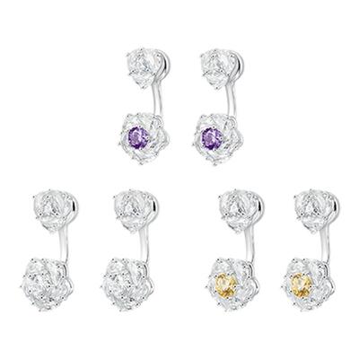 abyb明星同款富瘦双全旋转耳环