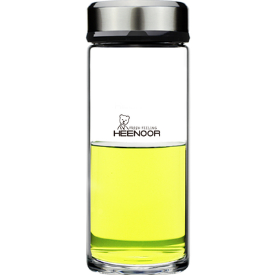 西诺小熊单层个人玻璃矮胖风茶杯