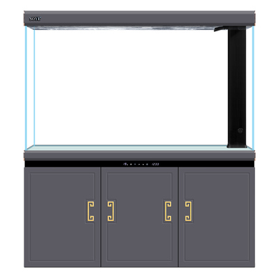 索一智能超白大型客厅轻奢鱼缸