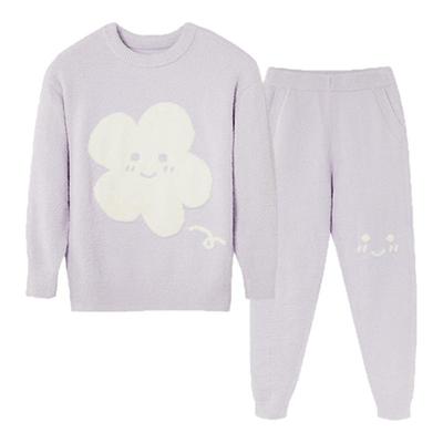 ubras绵绵云半边绒保暖家居服