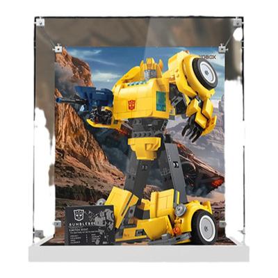 KGBOX用乐高10338变形金刚大黄蜂手办亚克力展式透明展示盒