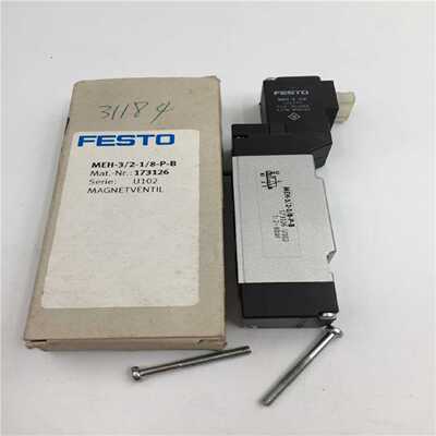 议价FESTO电磁阀MEH-3/2-1/8-P-B 173126 实物图 现货
