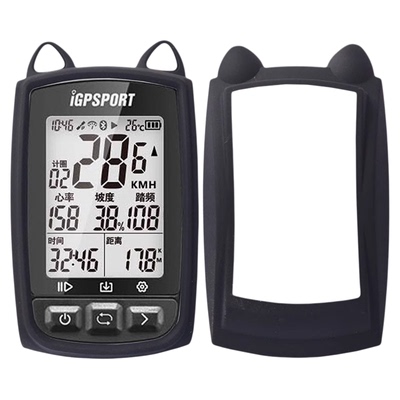 适用于igs50s/50E码表保护套硅胶套猫耳朵卡通套防尘防摔送贴膜