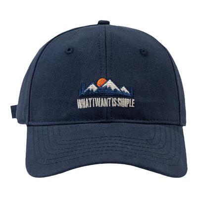 雪山刺绣软顶INS风男女棒球帽