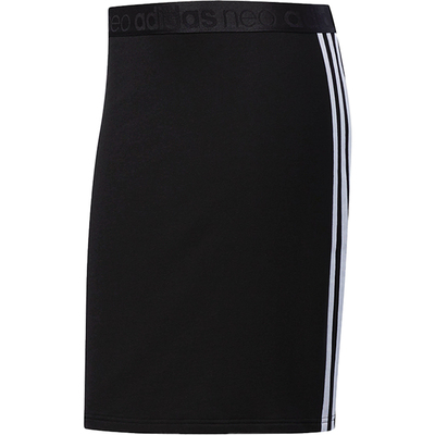 Adidas/阿迪达斯正品Neo女士简约紧身弹力中腰休闲运动短裙BP6550