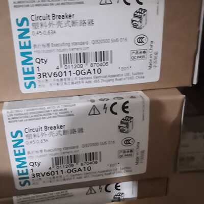 议价西门子正品原装全新电机保护断路器3RV6011-0KA10 3RV60110KA