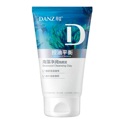 丹姿墨角藻控油洁面乳泡沫洗颜泥