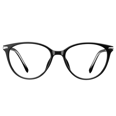 超轻黑色方圆脸素颜可配度数