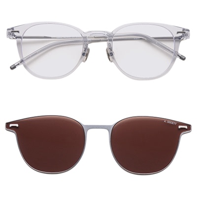 新年礼物 明星同款 A.SOCIETY CLIPON磁吸蔡司防蓝光墨镜CAMPBELL