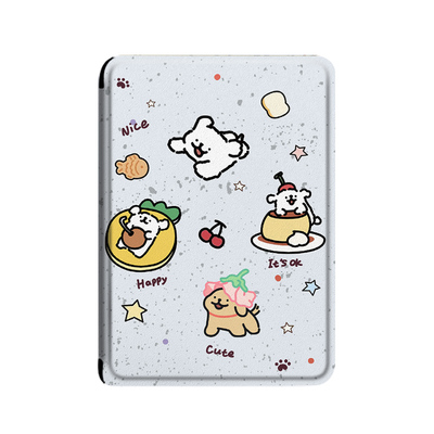 适用亚马逊Kindle Scribe11寸线条小狗保护套2025款Scribe Colorsoft卡通女电子书休眠外壳内置笔槽轻薄皮套
