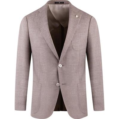 【丝毛麻】LAMPO/蓝豹进口面料男士单西服两粒扣商务西装外套