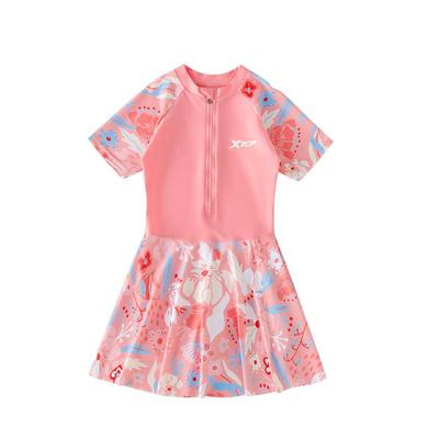 特步小中大儿童泳衣连体裙式泳装