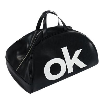 黑色手提包okcenter皮革