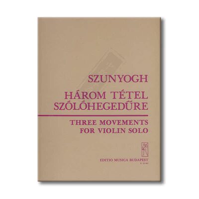 苏纽格三个乐章小提琴独奏