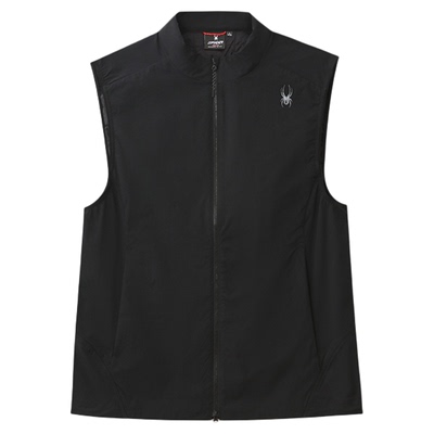 蜘蛛春夏男立领机能夹棉马甲背心