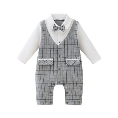 Benzdeer有机棉生日百岁周岁爬服