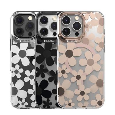 苹果16Promax手机壳磁吸防摔花朵