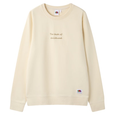 慵懒风印花无帽卫衣女男上衣