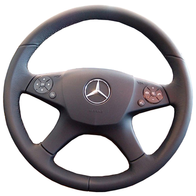 07 08 09 10款老款奔驰c级c200c280c180c230手缝真皮方向盘套把套