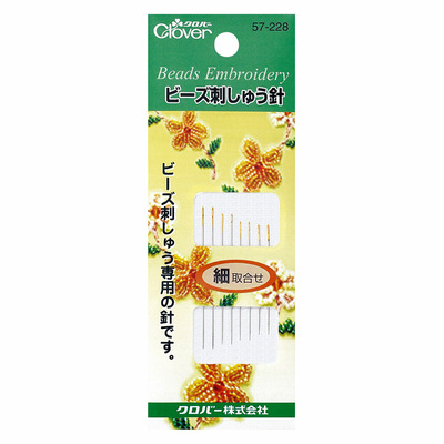 日本进口clover可乐串珠刺绣针
