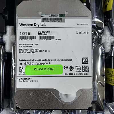 【请询价】WD Ultrastar 10T 3.5寸 SATA6G