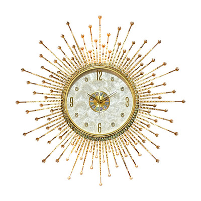 纳什天然贝壳轻奢客厅挂钟