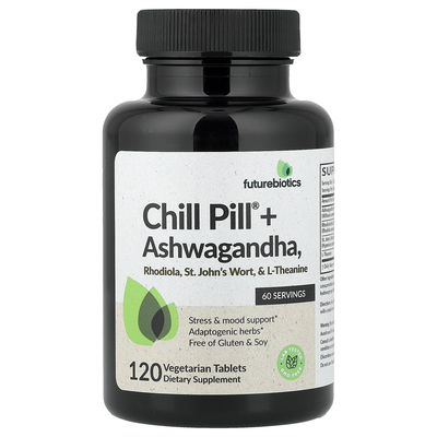 Futurebiotics,Chill Pill® + Ashwagandha, 120 Vegetarian Tabl