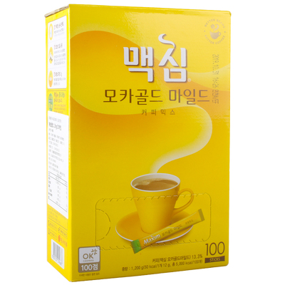 韩国进口咖啡maxim麦馨咖啡
