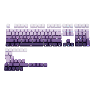 暗香侧刻渐变透光键帽PBT材质