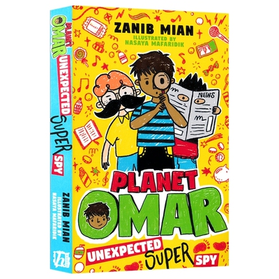 Planet Omar-Unexpected Super Spy 奥马尔星球 意想不到的超级间谍 卡通漫画插图 章节小说 英文原版进口图书