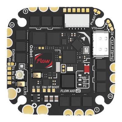 Oxbot高性能AIO45牛博特45A AIO一体飞控 内置接收机OX32电调固件
